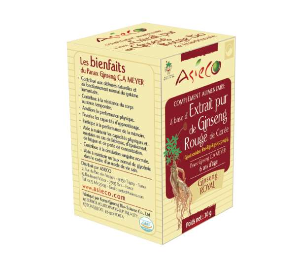 Ginseng Rojo Coreano | Calidad Real | Rg1+Rb1 19,5mg/g | 90g